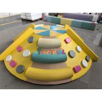 China Yellow Soft Play Climbing Set Unisex Climbing Foam Play Set ODM For Shopping Mall for sale