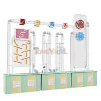 China Interactive Pipe Ball Wall Children Amusement Park Indoor Playground Wall Games For Kids for sale