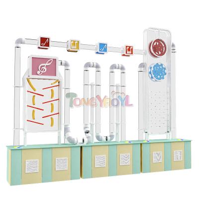 China Interactive Pipe Ball Wall Children Amusement Park Indoor Playground Wall Games For Kids for sale