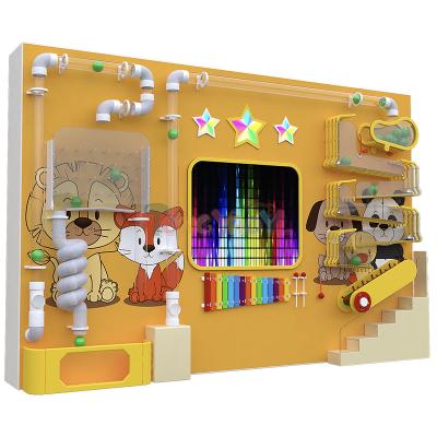 China Ocean Ball Game Console Kids Puzzle Ball Wall Game Softplay Equipment for sale