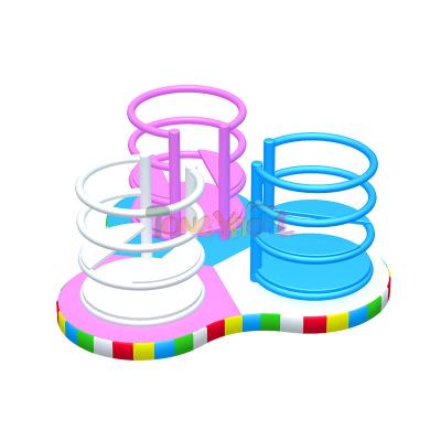 China Soft Play Equipment Set Manual Turntable Soft Play Turntable Sets For Kids for sale