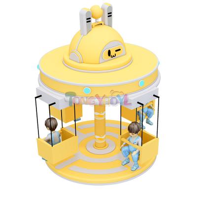 China Indoor Playground Children Electric Rotary Amusement Soft Play Equipment for sale