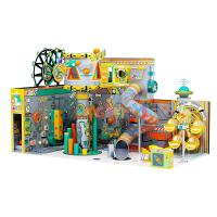 China Kids Soft Play Commercial Equipment Inflatable Indoor Playground With Rock Climbing for sale