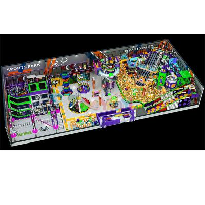 China High Altitude Indoor Sport Playground Unisex Indoor Adventure Playground OEM for sale