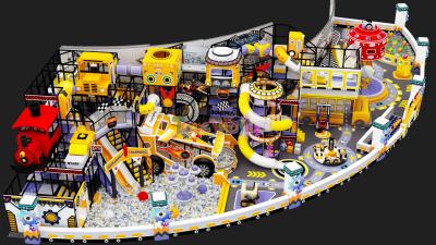 China Cartoon Custom Indoor Playground Mechanical Truck Theme Indoor Childrens Park 560 Squares for sale