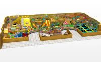 China 750 Squares Multi Functional Theme Park Castle Indoor Children Playground for sale