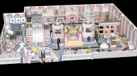 China Cake Decoration Indoor Fun Park Colorful Amusement Playground 400 Squares for sale