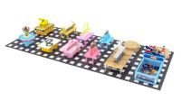 China Customized Color Childrens Indoor Playground Puzzle Game Playground Set Indoor With Block Table for sale