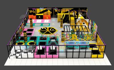 China Childrens Trampoline Park Equipment Safety Jumping Playground Indoor Customized for sale
