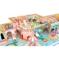 China 210 Squares Rainbow Colors Children Soft Indoor Playground Amusement Park for sale