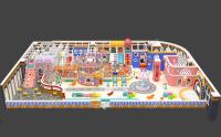 China Colorful World Crown Multi Project Children Soft Padded Indoor Playground for sale