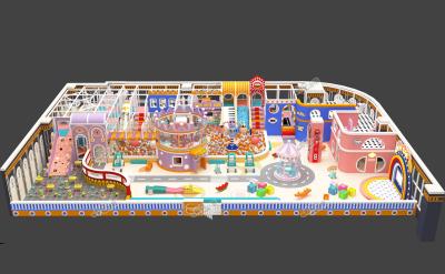 China Colorful World Crown Multi Project Children Soft Padded Indoor Playground for sale