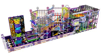 China Sturdy Structure Ninja Indoor Playground Perfect Play Solution For Sports Parks for sale