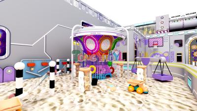 China Adventure Filled Developmental Playground - Safe Indoor Equipment For Growing Kids for sale