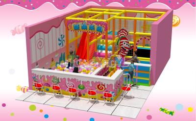 China Candy Themed Indoor Playground  Safe And Fun Equipment For Physical And Cognitive Development for sale