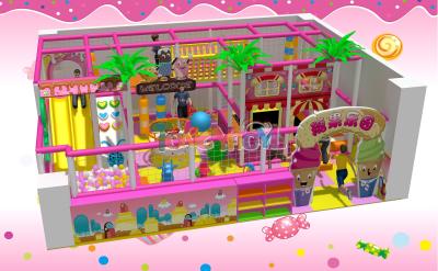 China Candy Land Indoor Playground  Interactive Themed Play Equipment For Kids for sale