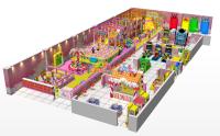 China Candy Themed Developmental Playground  Sweet Physical And Cognitive Play Equipment For Kids for sale