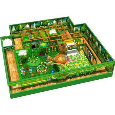 China Forest Themed Indoor Playground  Physical And Cognitive Development Equipment For Kids for sale