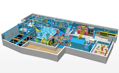 China Snow World Indoor Playground  Exciting Arctic Themed Play Equipment For Active Kids for sale