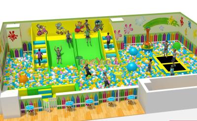 China Indoor Playground Equipment For Children S Physical And Cognitive Development Safe And Fun Green Theme Design for sale