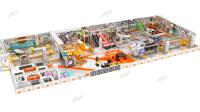 China 800 sqm Indoor Sports Playground with Trampoline Park  Modern Trendy Activity Center for Kids for sale
