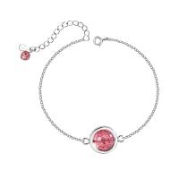 China Fashion Opal Stone Crystal Bracelet 925 Sterling Silver Jewelry For Women for sale