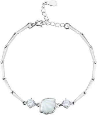 China Women's Adjustable Charm Bracelet 925 Sterling Silver Designer for sale