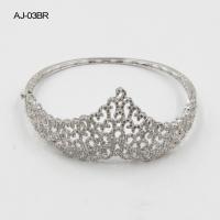 China Yujinfu 18K Gold Diamond Necklace with 18 Inch Length and 2mm Width - Princess Cut Natural Diamonds for sale