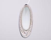 China Classic Style 18K Gold Diamond Pendant Necklace Round Cut 18 Inches for sale