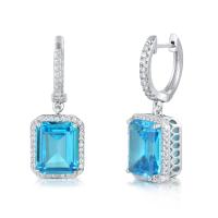 China Sterling Silver Dangle Earrings Set for sale
