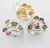 China 925 Silver Gemstone Rings for sale