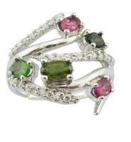 China 925 Silver Gemstone Rings for sale