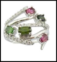 China 925 Silver Gemstone Rings for sale