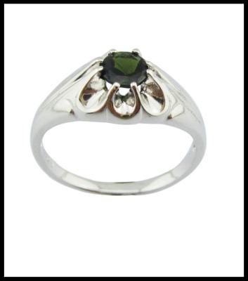 China Womens Casual / Party 925 Silver Gemstone Rings Lightweight 2.5g Jewelry For Every Occasion for sale