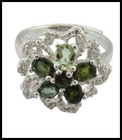 China 925 Sterling Silver Gemstone Rings Customizable And Versatile Rings for sale