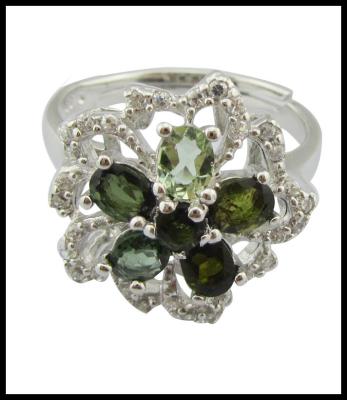 China 925 Sterling Silver Gemstone Rings Customizable And Versatile Rings for sale