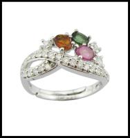 China Advanced 925 Silver Gemstone Rings Jewelry Type Rings For Women for sale