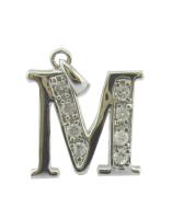 China Alphabet letter charms 18K Gold Plated Alphabet Pendant for Your Collection pendant chain diamond alphabet pendant for sale