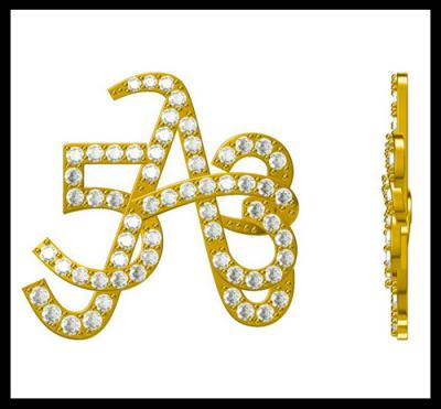 China Yujinfu 925 Sterling Silver CZ Round Brooch with Pin Clasp - Lightweight Classic Design for Formal Occasions for sale