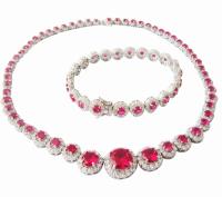 China Lead Free 925 Sterling Silver Heart Necklace with 18 Inch Chain and A-Grade Cubic Zirconia for Casual Wear for sale