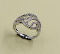 China Sterling Silver Cubic Zirconia Rings For Daily Wear Sterling Silver Heart Ring Sterling Silver Thumb Rings Fashion for sale