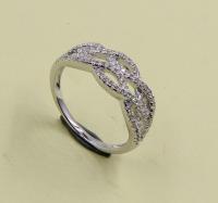 China Pave Prong Heart Shape Wedding Band Ring 925 Silver CZ Eternity Band Rings Size 5-10 Sterling Silver Spoon Rings for sale