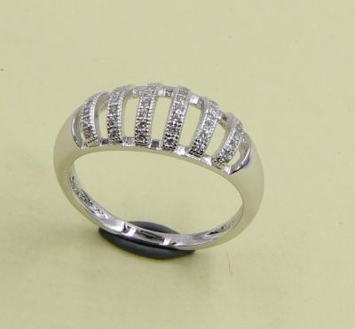 China 925 Sterling Silver CZ Rings With Pave Setting Round Marquise Oval Heart Cubic Zirconia Plain Silver Ring Modern for sale
