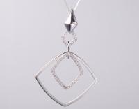 China Zircon 925 Sterling Silver Pendant for sale