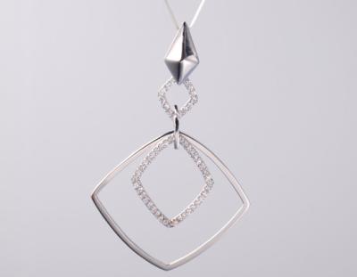 China Zircon 925 Sterling Silver Pendant for sale