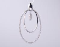 China Zircon 925 Sterling Silver Pendant for sale