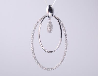 China Zircon Stone 925 Sterling Silver Jewelry for sale