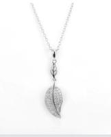 China 6.5mm Cubic Zirconia Round Pendant with Rope Chain in 925 Silver - Ladies Choker Anniversary Gift for sale
