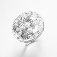China Symbol of Power 925 Sterling Silver CZ Irregular Pattern Decoration Rings for sale