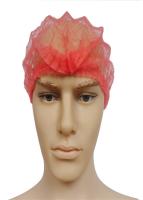 China Non Woven Disposable Plastic Hair Caps 10-20gram Prevent Hairs Falling High Safety for sale